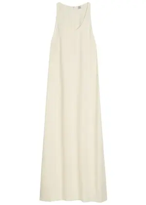 TOTEME Woven Midi Dress - Beige
