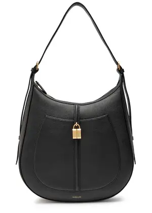 DEMELLIER Siena Grained Leather Tote - Black