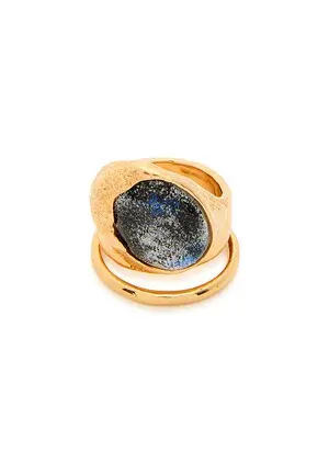 Chloé Amulet Enamelled Ring - Gold