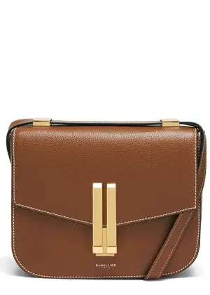 DEMELLIER The Vancouver Leather Cross-body Bag - Tan