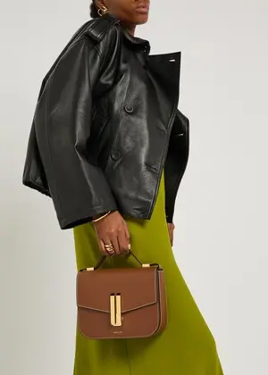 DEMELLIER The Vancouver Leather Cross-body Bag - Tan