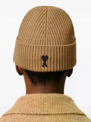 AMI Paris De Coeur Wool Beanie
