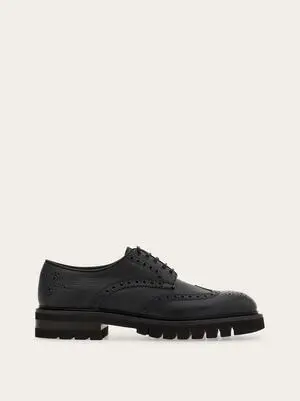 FERRAGAMO Derby Brogue - Black