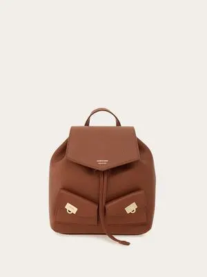 Ferragamo Gold Tone Backpacks