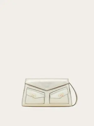 FERRAGAMO Multipocket Mini Bag - Beige