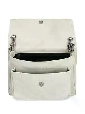 Saint Laurent Niki Shoulder Bag - Neutrals