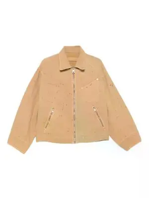 Études Studio Zipped Paint-splatter Jacket