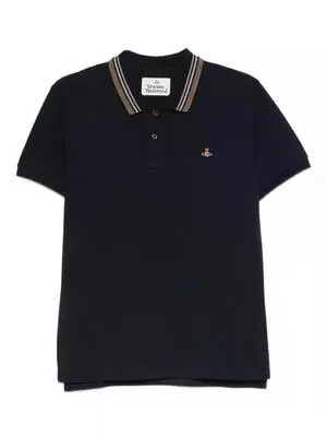 VIVIENNE WESTWOOD Tipped-collar Polo Shirt