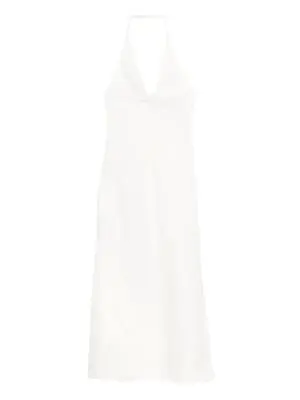 SIR. Halterneck Embroidered Dress