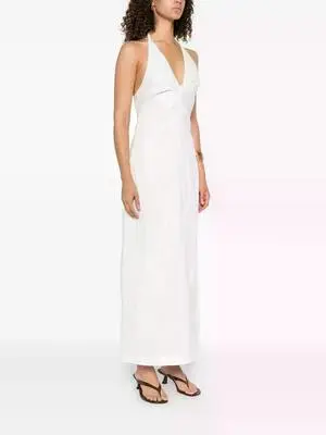 SIR. Halterneck Embroidered Dress