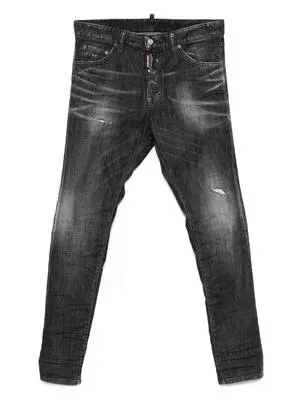 Dsquared2 Distressed Five-pocket Jeans