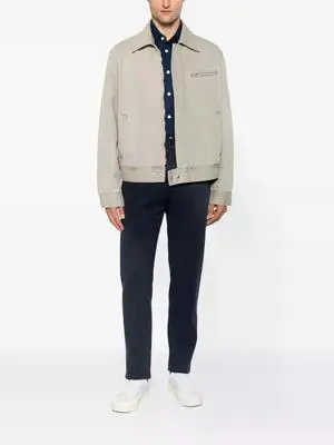 Kiton Long-sleeve Button-down Shirt - Blue