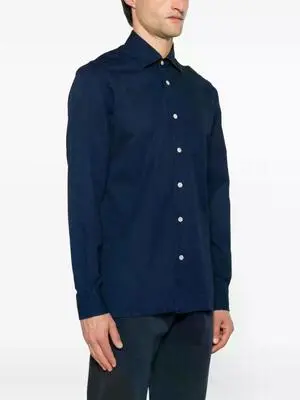 Kiton Long-sleeve Button-down Shirt - Blue