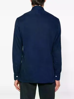 Kiton Long-sleeve Button-down Shirt - Blue