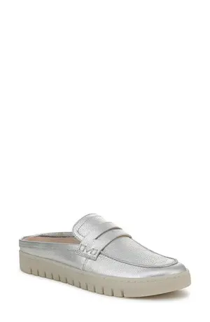 Vionic Uptown Penny Loafer Mule - Silver