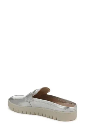 Vionic Uptown Penny Loafer Mule - Silver