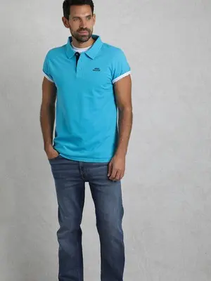 WEIRD FISH Miles Pique Polo - Oceano