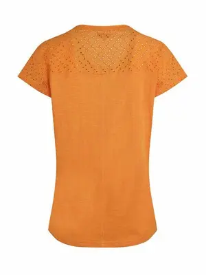 WEIRD FISH Pernille Cutaway T-shirt - Orange