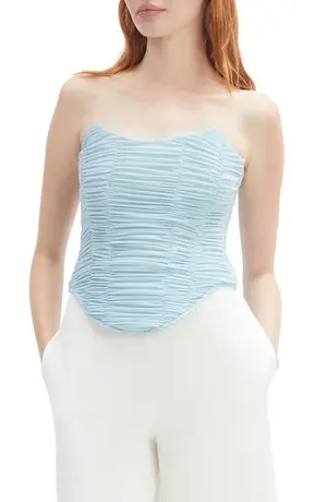 Bardot Elise Mesh Strapless Top