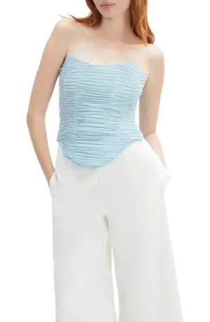 Bardot Elise Mesh Strapless Top