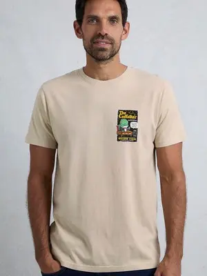WEIRD FISH Codfather Heritage Wash Artist T-shirt - String