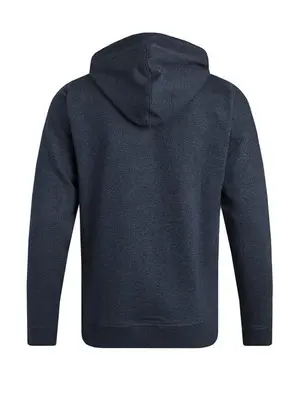 WEIRD FISH Bryant Graphic Popover Hoodie - Dark Navy