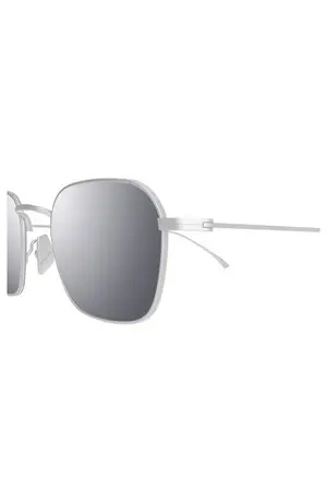 Maui Jim Mekala Classic 48mm Polarized Square Sunglasses - Silver
