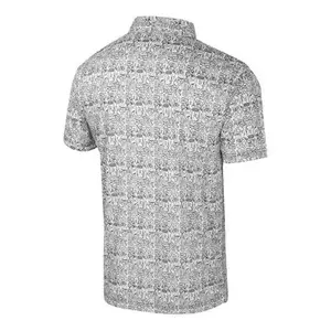 COLOSSEUM White Iowa Hawkeyes Big & Tall Allover Polo