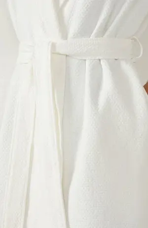 COYUCHI Adriatic Organic Cotton Robe - Alpine White