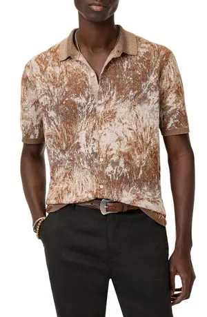 John Varvatos Demonte Short Sleeve Cardigan
