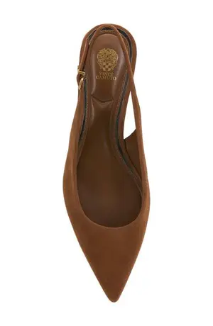 Vince Camuto Valiey Slingback Flat - Burnt Sugar