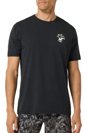 Travis Mathew Drink Ticket Graphic T-shirt - Black