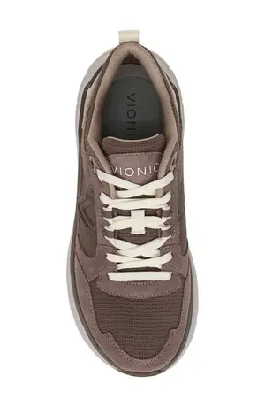 Vionic Walk Max Skyline Athletic Sneakers - Milk Chocolate
