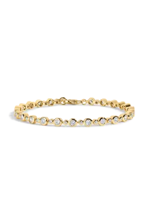 ELECTRIC PICKS Trust Fund Tennis Bracelet - Yellow Gold
