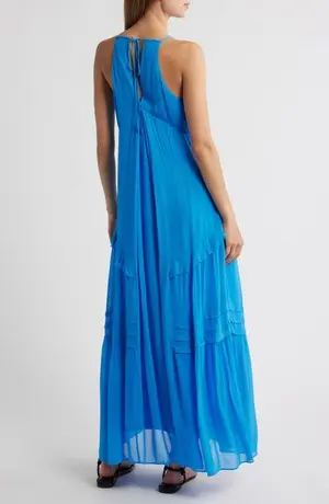 Rails Boa Ruffle Midi Sundress