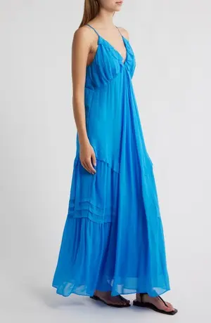 Rails Boa Ruffle Midi Sundress