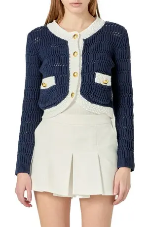 English Factory Pocket Cardigans For Women