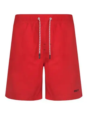 WEIRD FISH Banning Swim Short - Retro Red
