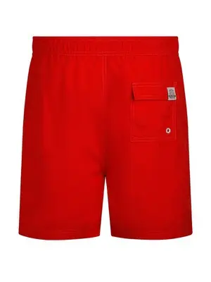 WEIRD FISH Banning Swim Short - Retro Red