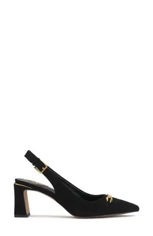 Vince Camuto Hamden Pointed Toe Slingback Pump - Black