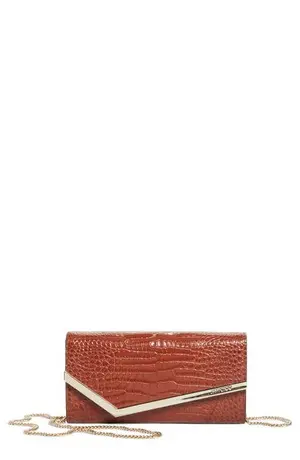 Embossed Leather Clutches