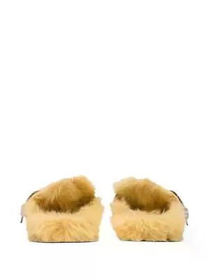 Balmain Faux-fur Mules