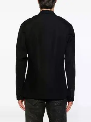 LAYER ZERO Button-detail Long-sleeve Shirt
