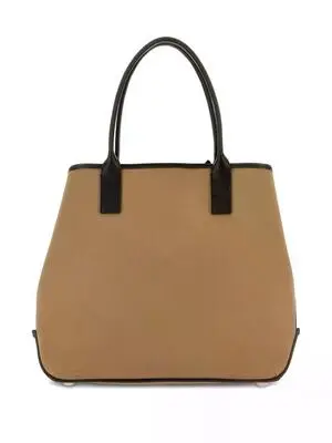 Hogan Medium Script Tote Bag - Neutrals