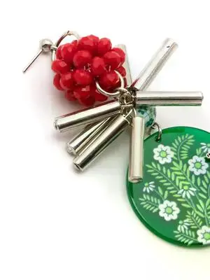 AMIR SLAMA Charm-appliqué Drop Earrings
