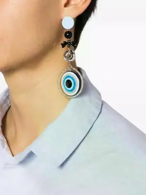 AMIR SLAMA Eye-motif Drop Earrings