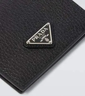 Prada Logo Leather Wallet
