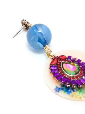 AMIR SLAMA Crystal-embellished Drop Earrings