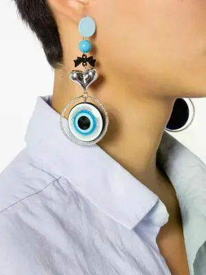 AMIR SLAMA Eye-motif Drop Earrings