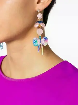 AMIR SLAMA Bow-motif Drop Earrings